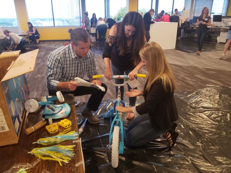 Charity Bike Build Activity | Outback Team Building & Training