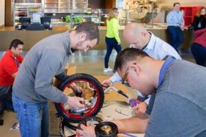Charity Bike Build Activity | Outback Team Building & Training