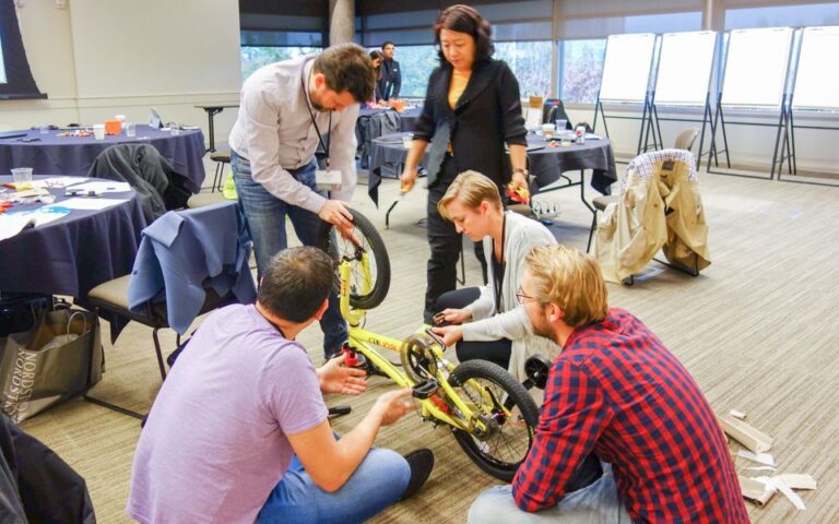 Charity Bike Build Activity | Outback Team Building & Training