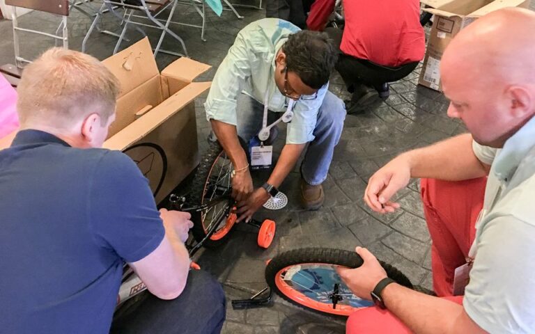 Charity Bike Build Activity | Outback Team Building & Training