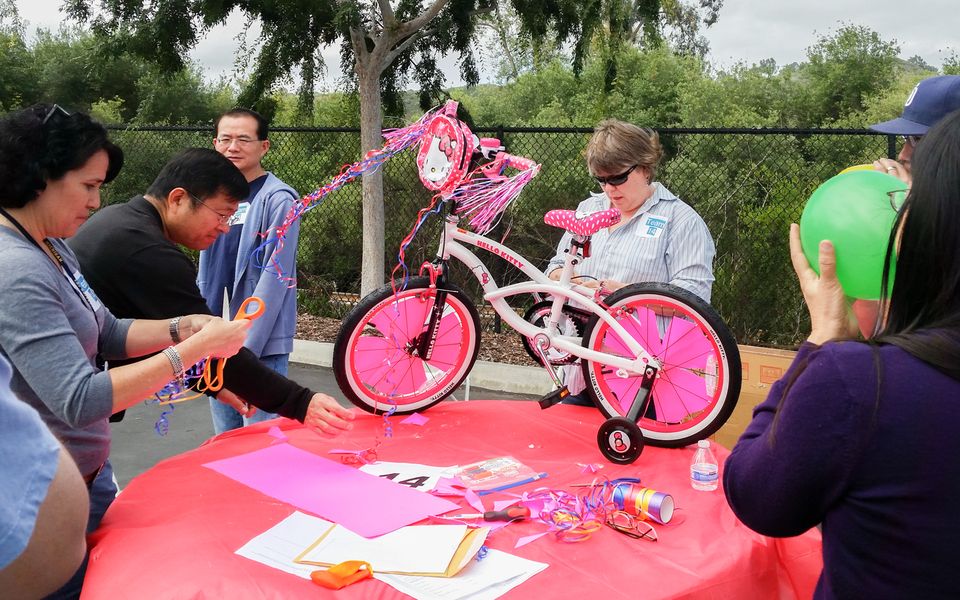 Charity Bike Build Activity | Outback Team Building & Training